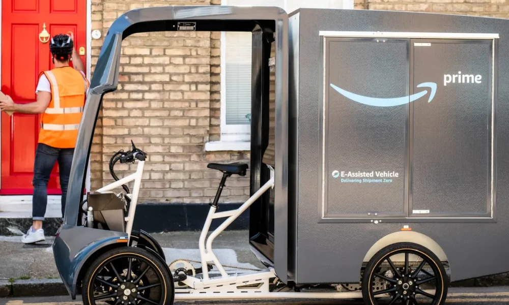A new electric-cargo bike driven around London by Amazon - Politech24